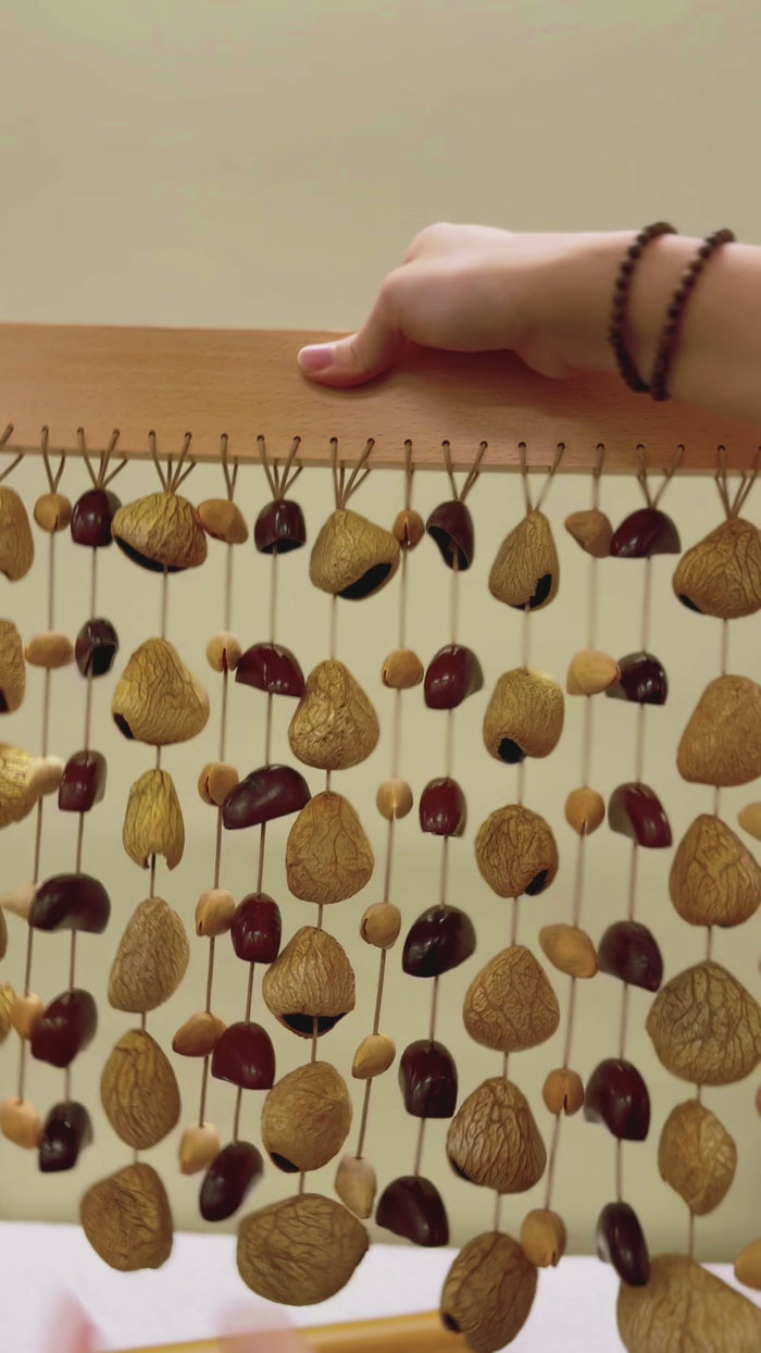 Triple Seed Pod Wind Chimes – Handmade in Indonesia | Melodic Forest